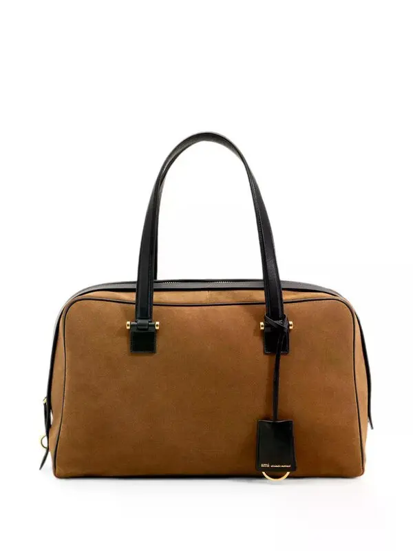 AMI Paris Cow Leather Georges Bowling Bag