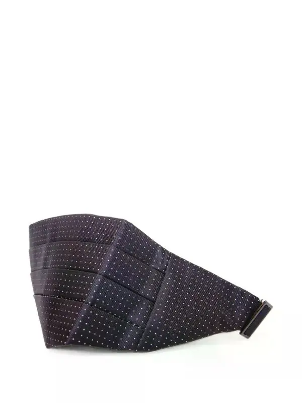 Dolce & Gabbana Polka-dot Pleated Cummerbund