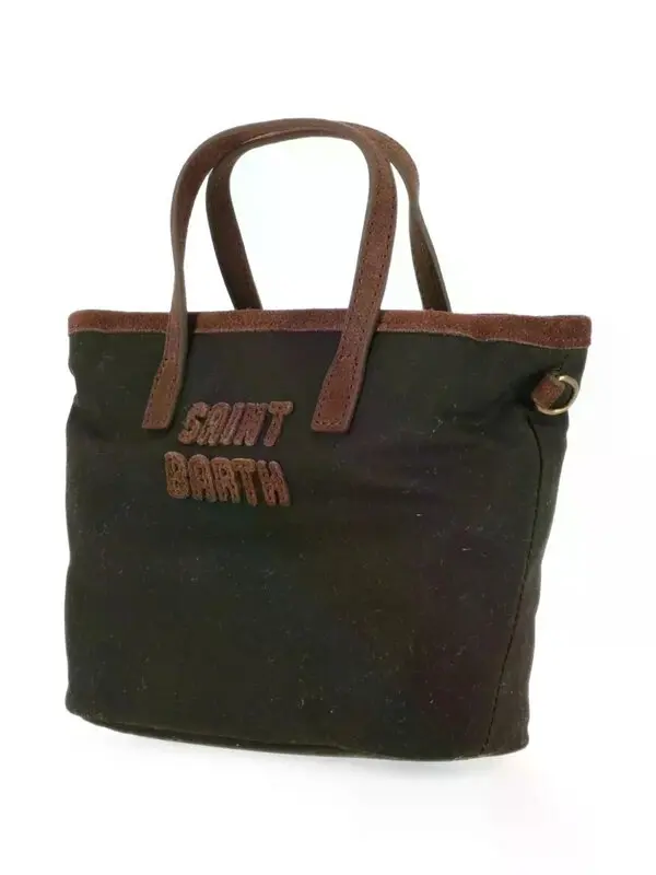 MC2 SAINT BARTH Mini Logo-patch City Tote Bag