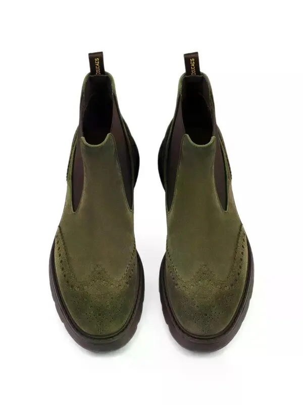 DOUCAL'S Brogue Suede Ankle Boots