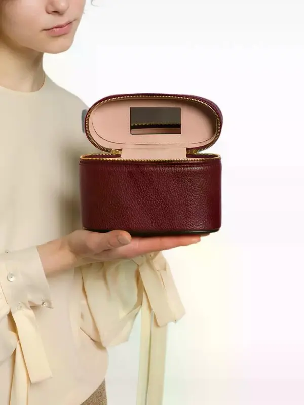 Alberta Ferretti Leather Vanity Bag