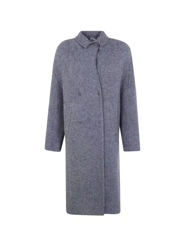 BOBOUTIC Button-fastening Knitted Coat