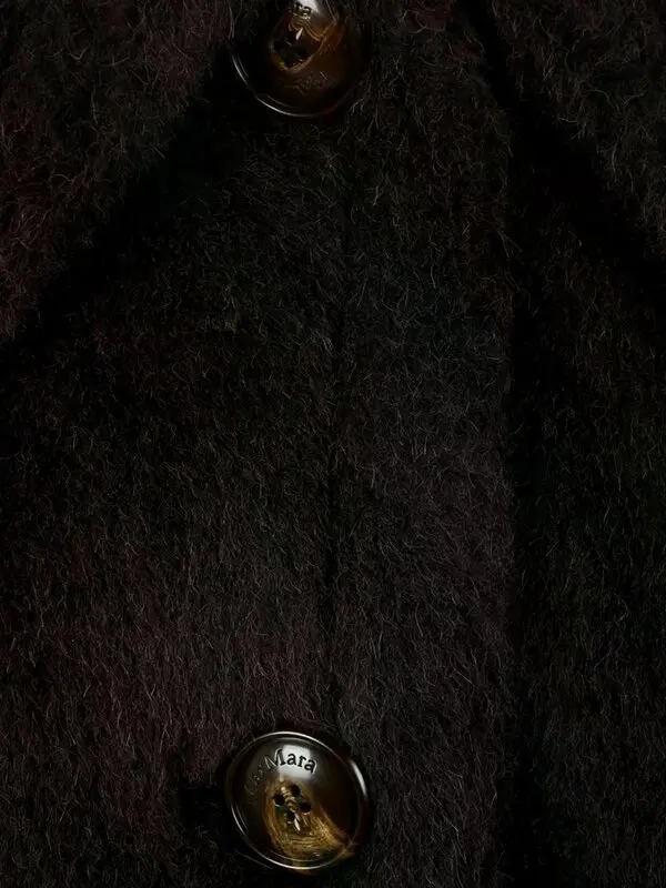 Max Mara Oversize-collar Short-sleeve Coat
