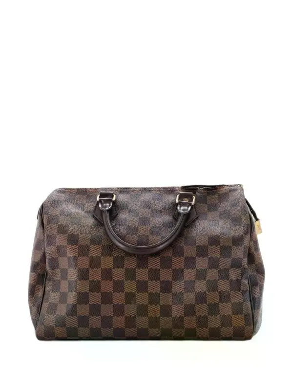 LOUIS VUITTON Speedy Handbag Damier 30 Satchel