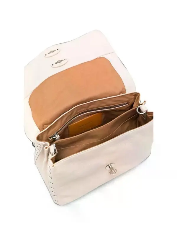 ZANELLATO S Postina Daily Leather Tote Bag - White