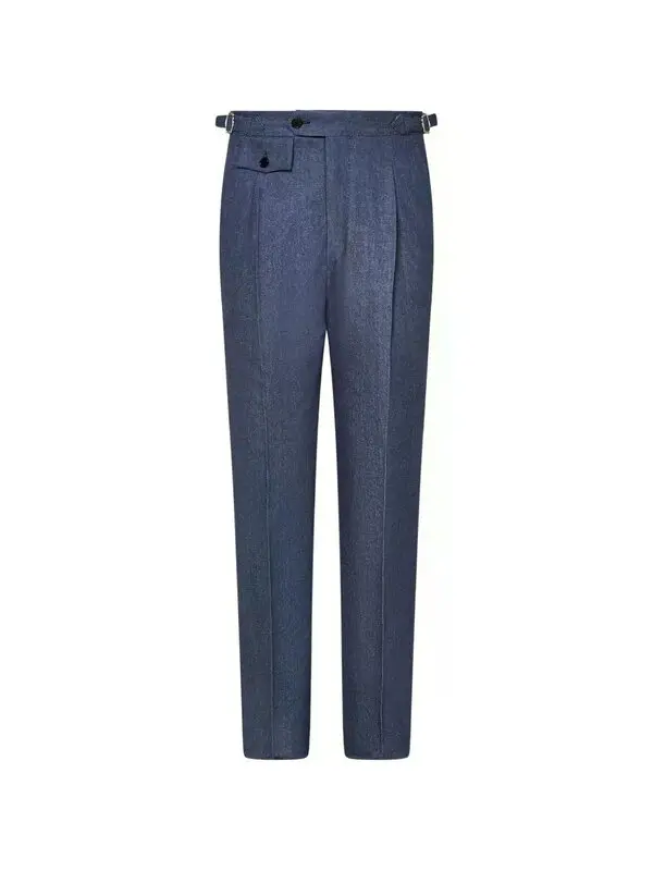 FRANZESE COLLECTION Wool Pleated Trousers