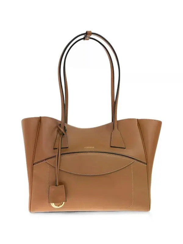 HIDESINS S Shopper Logo-print Leather Tote Bag