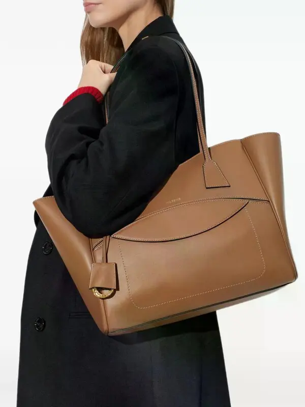 HIDESINS S Shopper Logo-print Leather Tote Bag