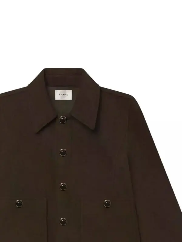FRAME Pointed-collar Swing Jacket