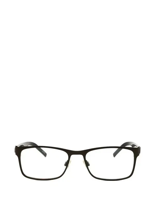 Hugo Rectangle-frame Glasses - Grey