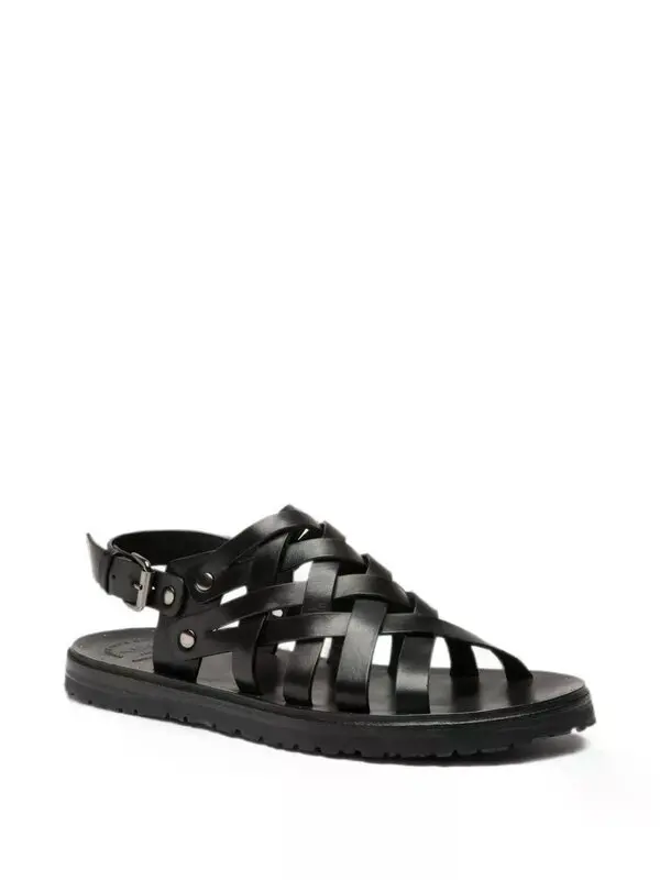 Officine Creative Chios 011 Woven Leather Sandals