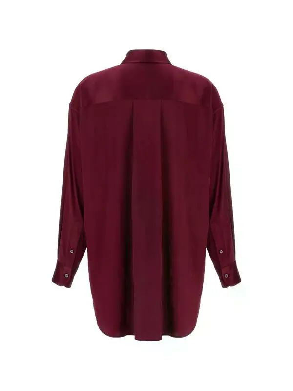 TOM FORD Silk-blend Curved-hem Shirt