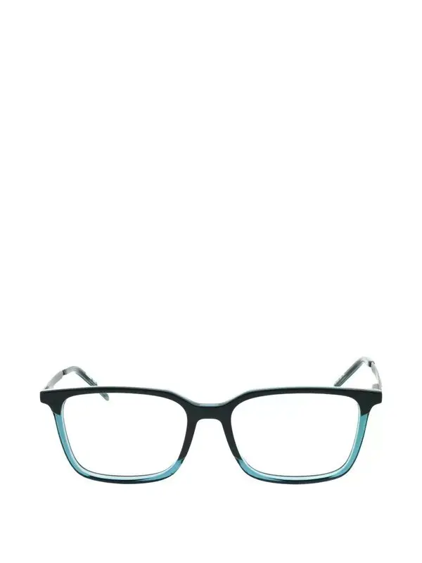 Hugo Rectangle-frame Glasses - Blue