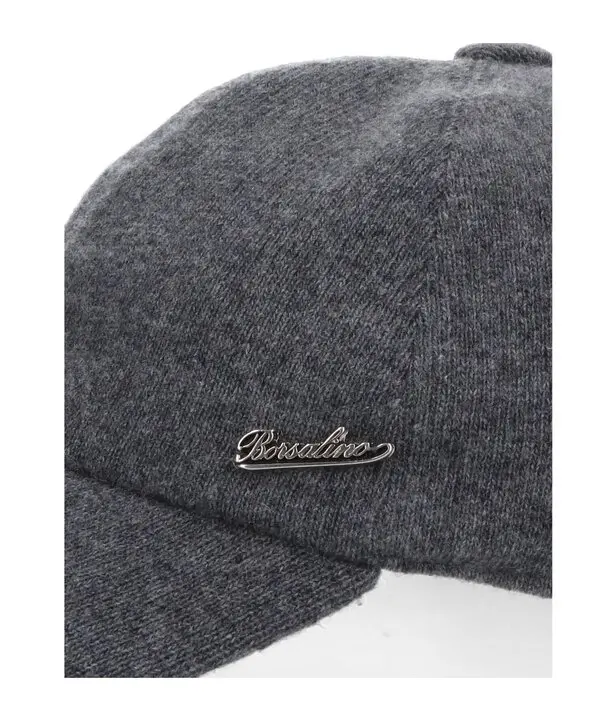 Borsalino Logo-lettering Curved Peak Baseball Cap