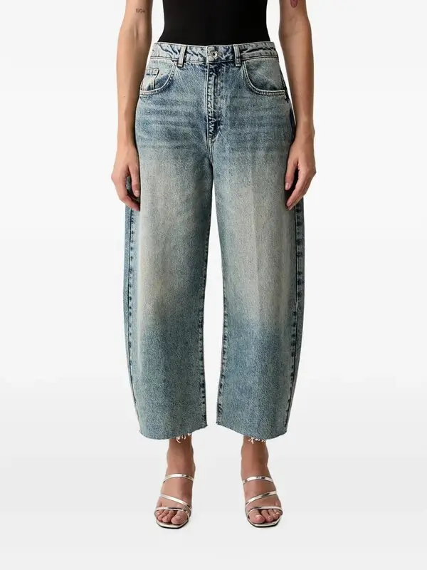 Patrizia Pepe Raw-hem Denim Trousers