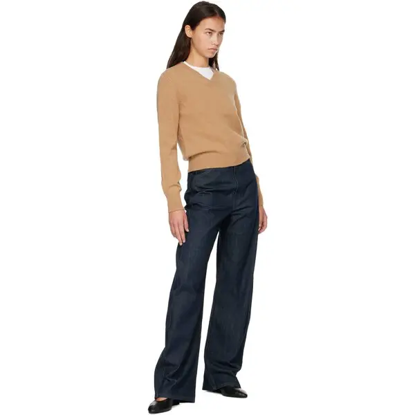 Daughter V-neck Wool Knit Sweater