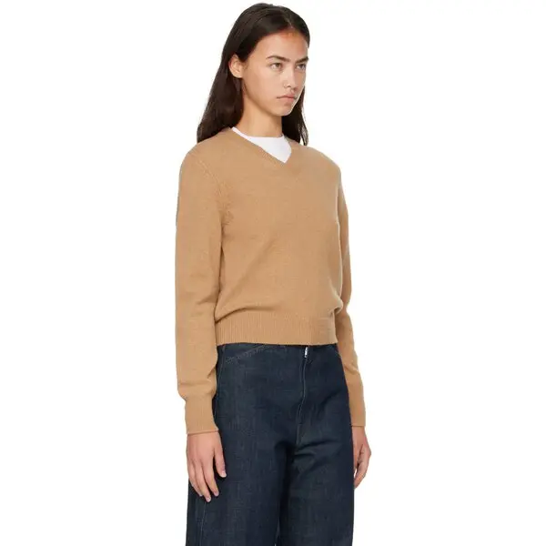Daughter V-neck Wool Knit Sweater