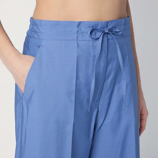 P.a.r.o.s.h Floral-embroidered Casual Trousers