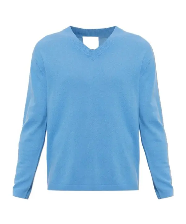 LISA YANG Clayton V-neck Knitted Sweater