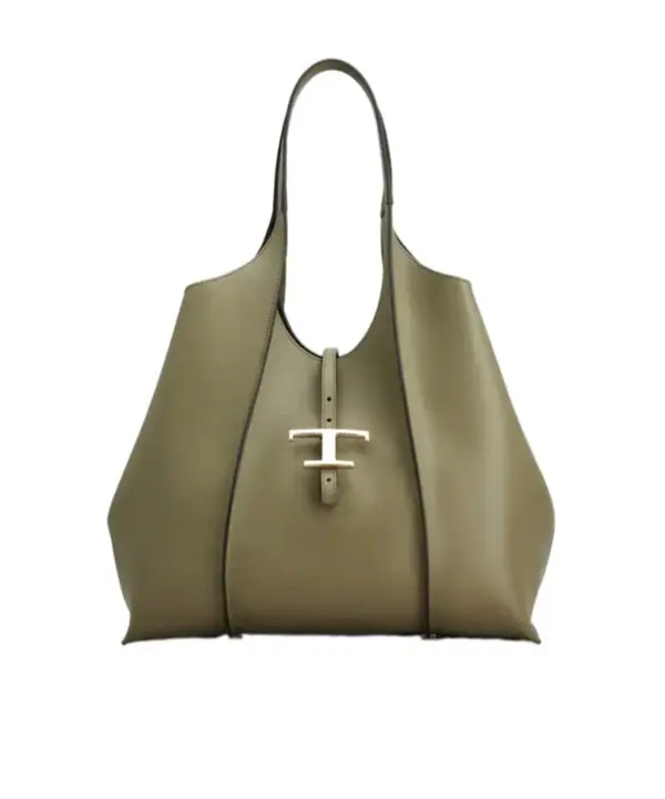TOD'S T Timeless Shopping Bag In Leather Medium
