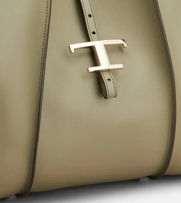 TOD'S T Timeless Shopping Bag In Leather Medium