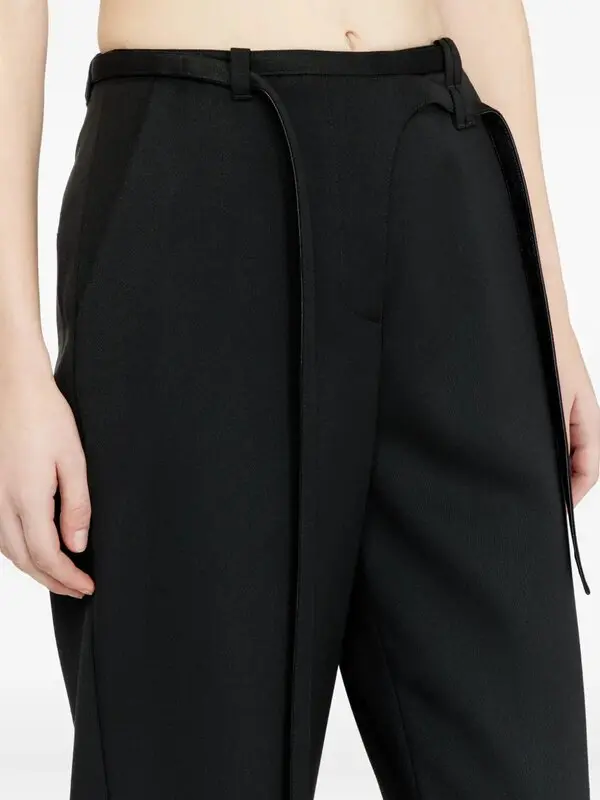 DIESEL® Belted Straight-leg Pants