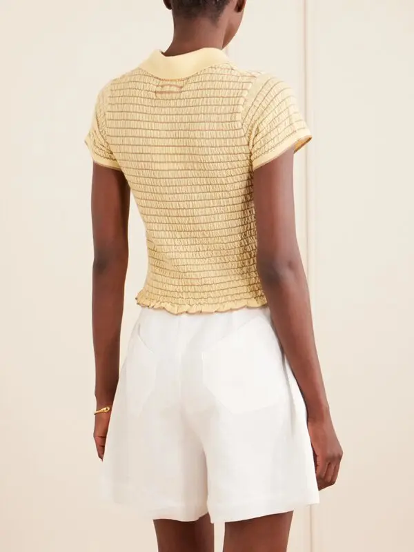 Guest In Residence Striped Knit Sweater
