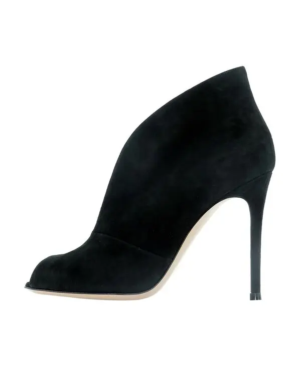 GIANVITO ROSSI Logo Open-toed High Heels