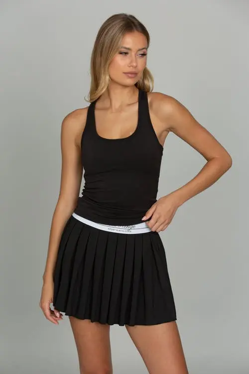 GOLD HINGE Essential Full Length Racerback - Black
