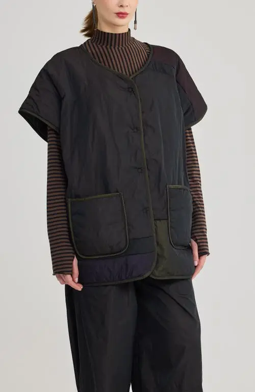 LUUKAA Ardena Quilted Puffer Vest