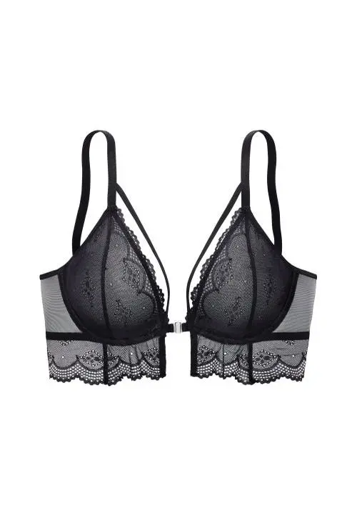 LASCANA Front Clasp Underwire Bra