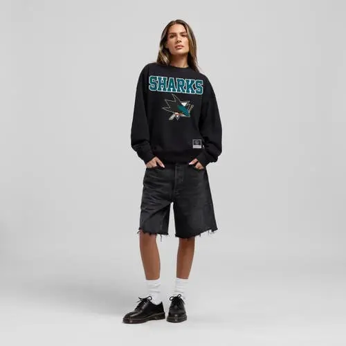 Mitchell & Ness San Jose Sharks Core Oversized Sweatshirt