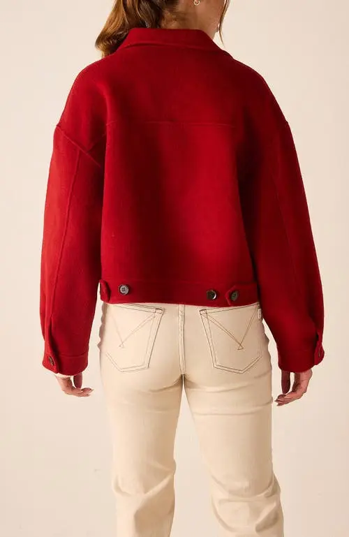 VOYAGEUR BY MERSEA Elspeth Wool Bomber Jacket