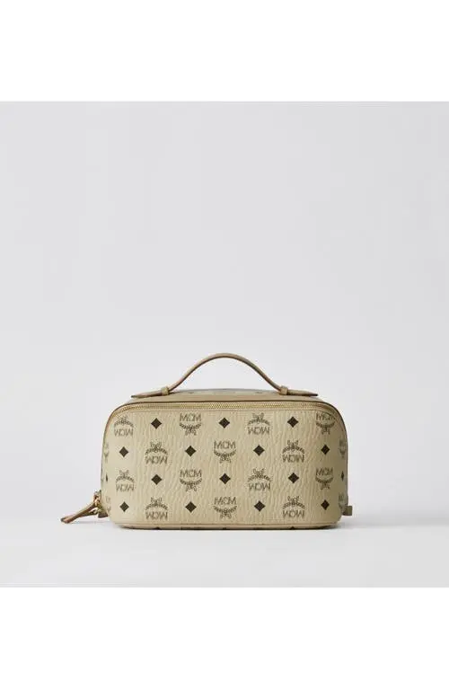 Mcm Medium Ottomar Toiletry Bag In Visetos