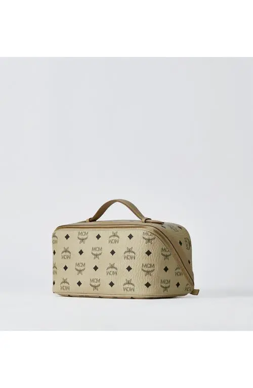Mcm Medium Ottomar Toiletry Bag In Visetos