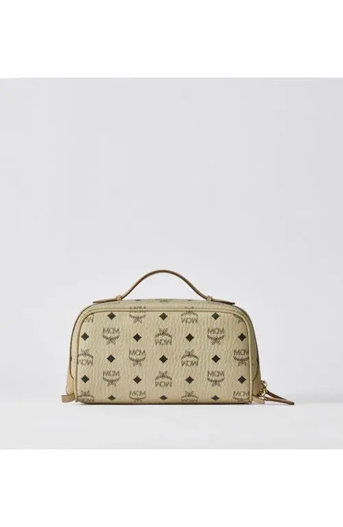Mcm Medium Ottomar Toiletry Bag In Visetos