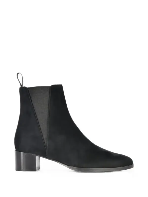 GIUSEPPE ZANOTTI Judy Suede Ankle Boots - Black
