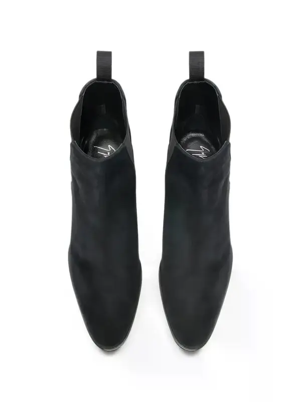 GIUSEPPE ZANOTTI Judy Suede Ankle Boots - Black