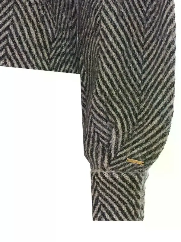TWINSET Mohair Blend Printed Cardigan-jumper