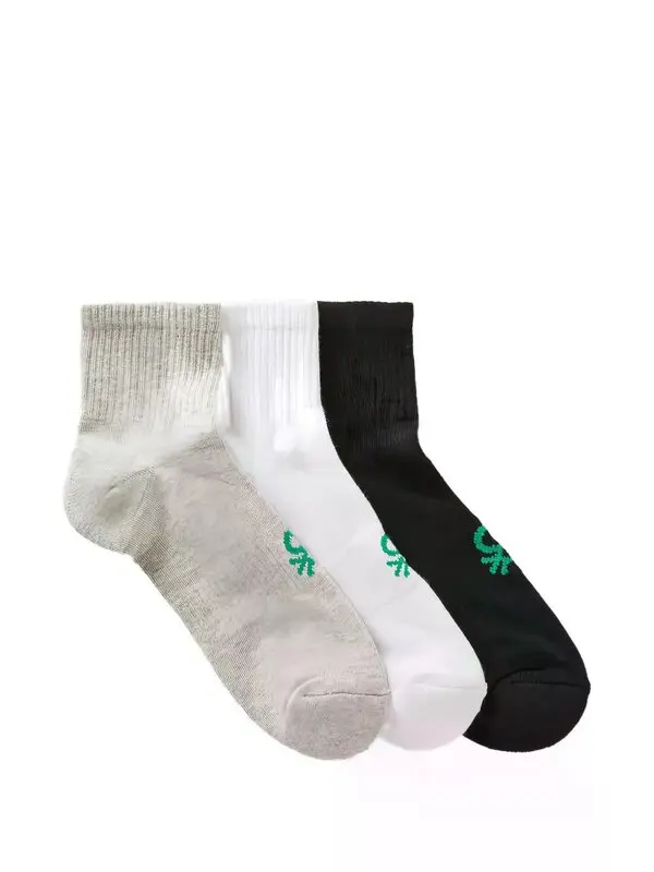 BENETTON Logo-embroidered Socks