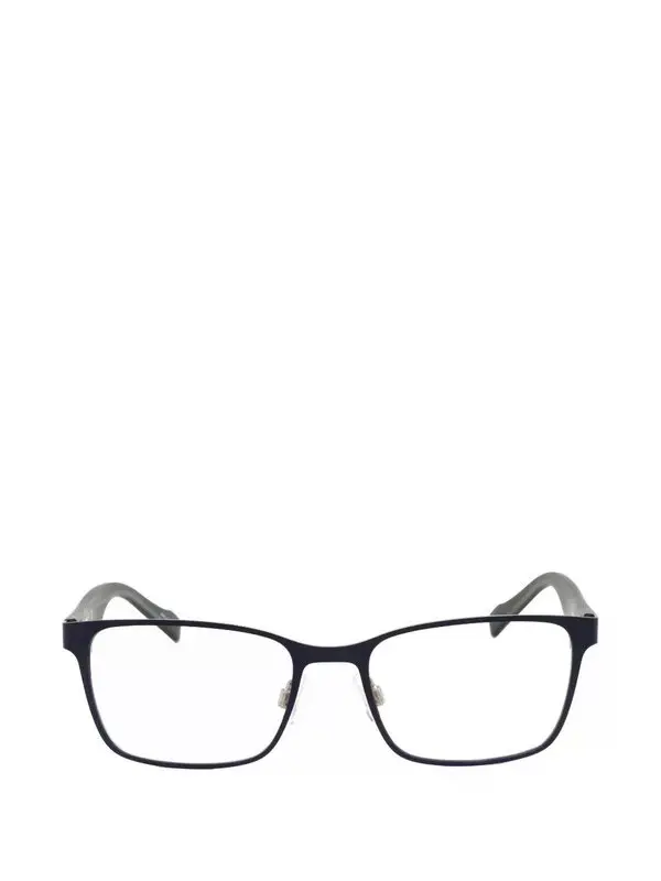 Hugo Rectangle-frame Glasses - Blue