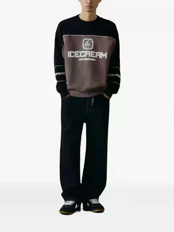 ICECREAM Logo-print Panelled Sweater