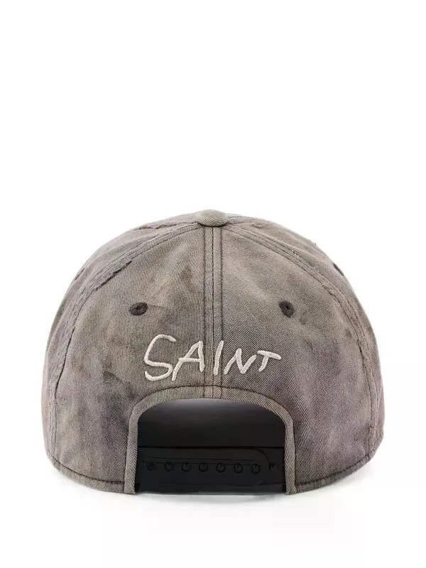 SAINT MXXXXXX X Madsaki Distressed Embroidered Cap