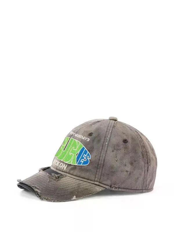 SAINT MXXXXXX X Madsaki Distressed Embroidered Cap