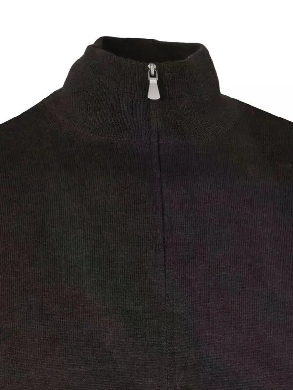 Tagliatore Zip-up High-neck Sweater