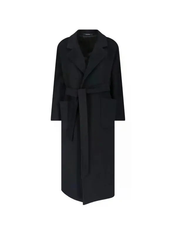 Tagliatore Belted Cashmere Coat