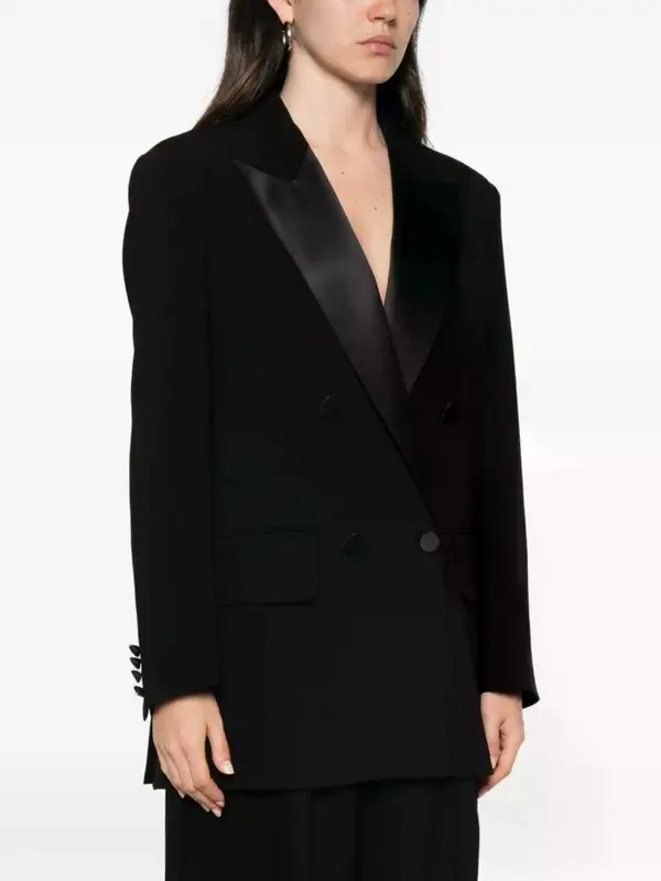 Max Mara Double-breasted Peak-lapel Blazer