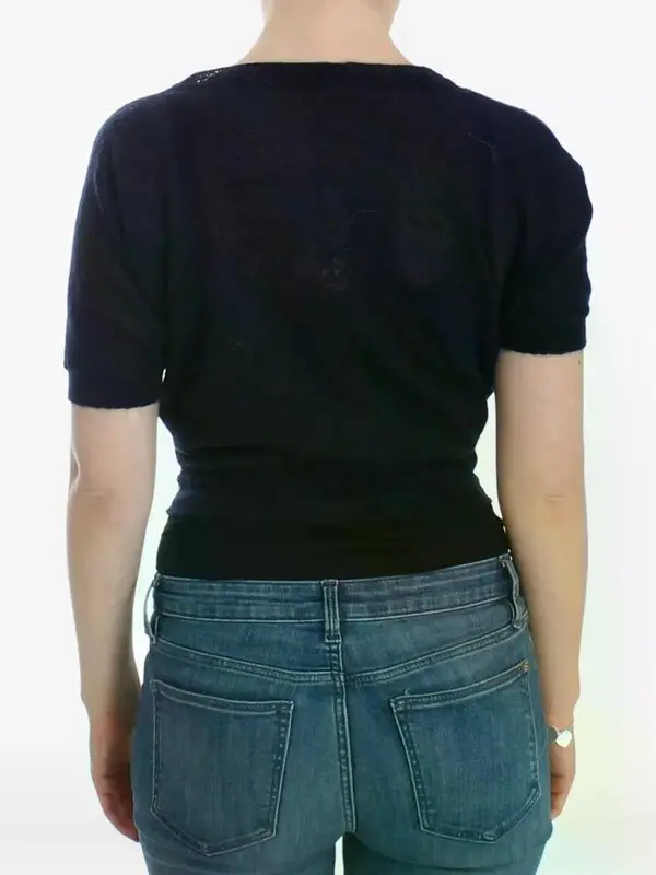 Ermanno Scervino V-neck Short-sleeve Cardigan