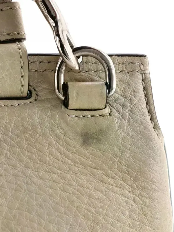 Gucci Bamboo Daily Top Handle Bag Leather Small Satchel