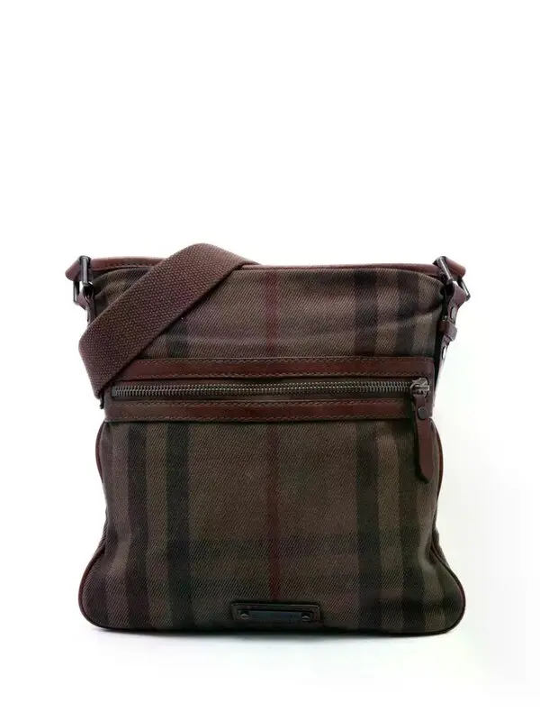Burberry 2000-2017 Exploded Check Cotton Crossbody Bag